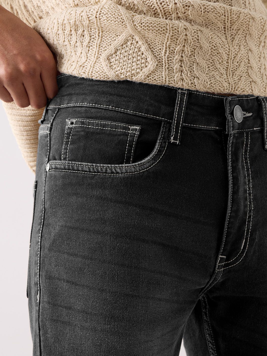 Buy Denim Dark Grey Slim Fit Men Jeans Online at The Souled Store.