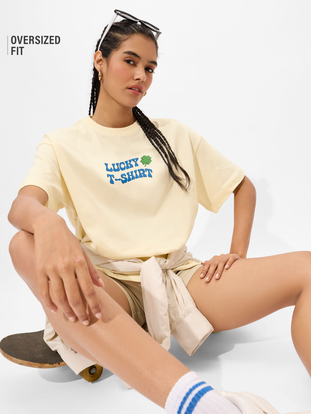 Buy Tss Originals Lucky Women Oversized T Shirts Online