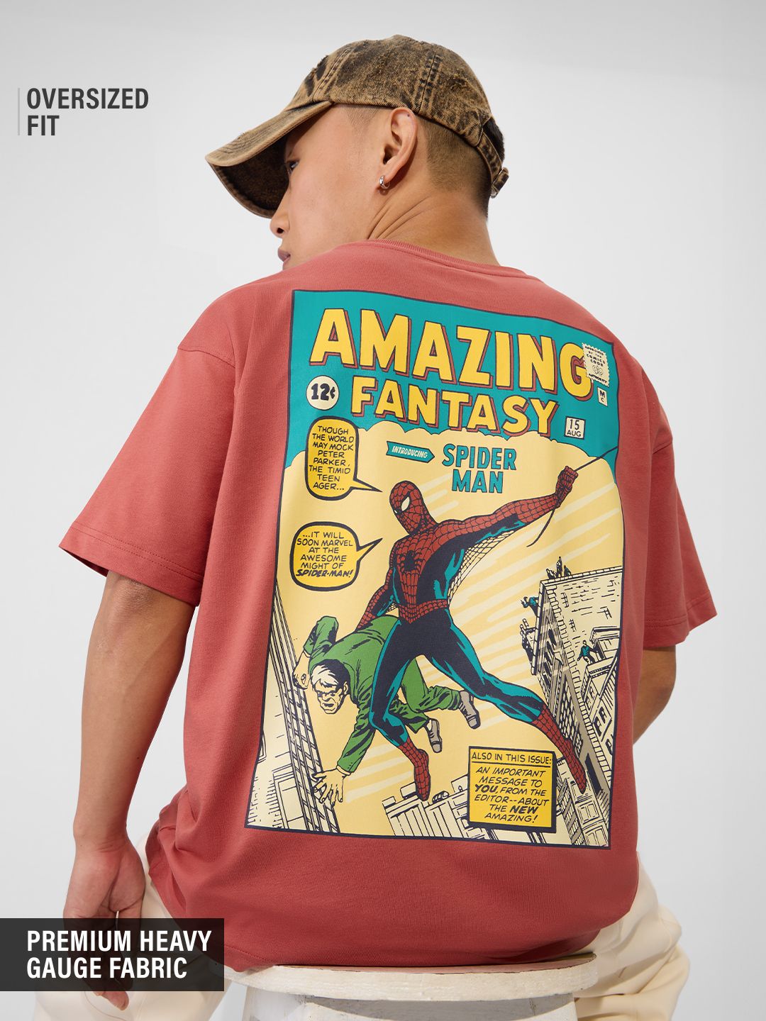 Buy Spider-Man: Amazing Fantasy Oversized T-Shirts Online