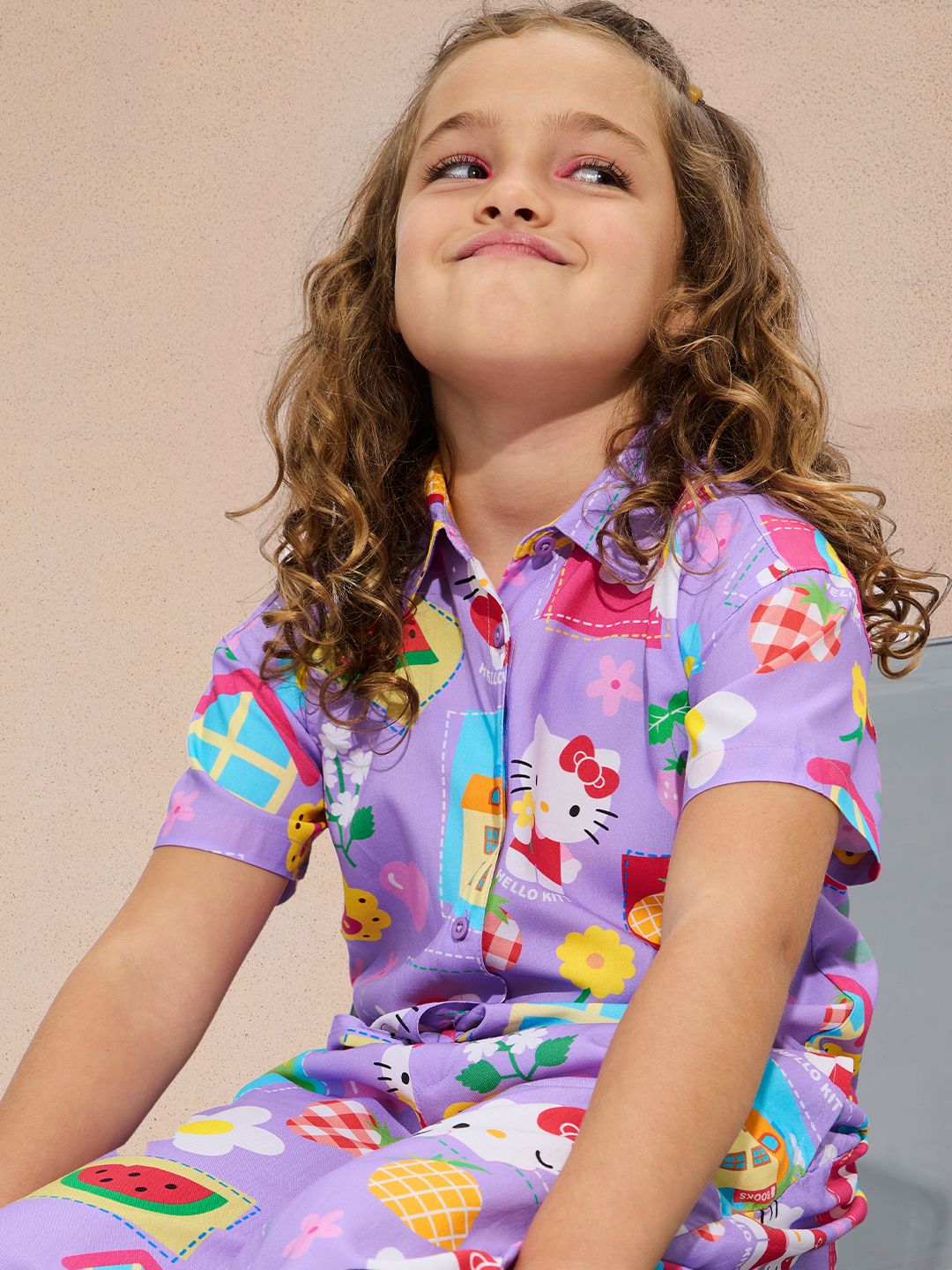 Buy Hello Kitty: Bows & Blooms Girls Cotton Crop Tops Online