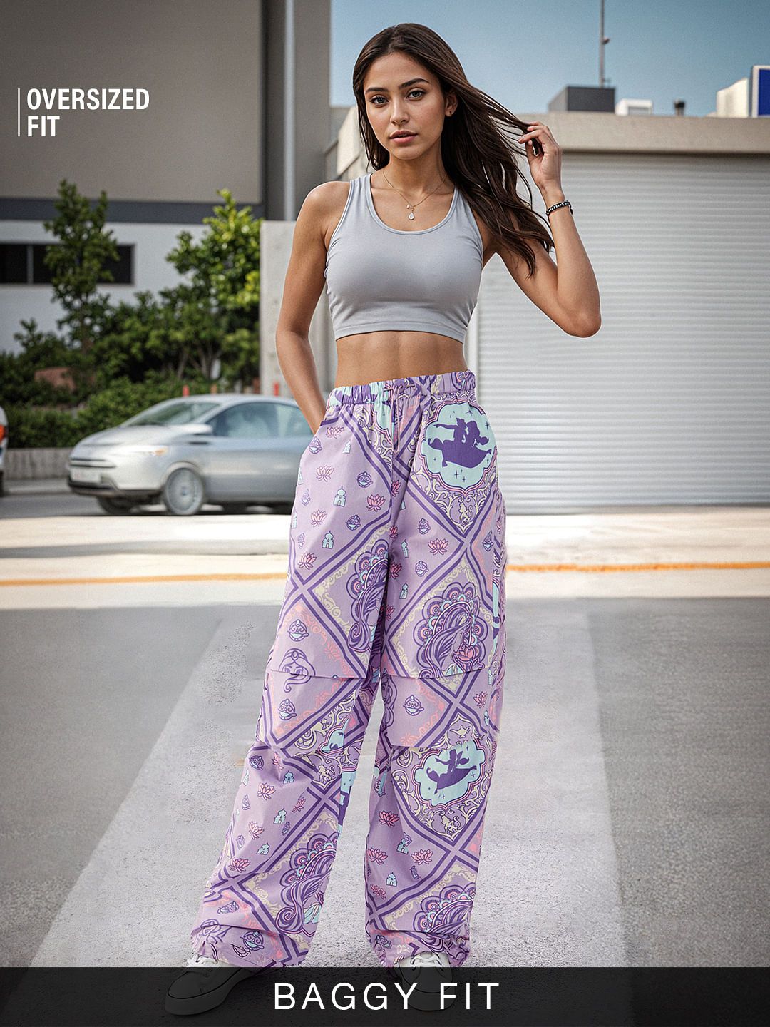 Buy Jasmine: Paisley Pattern Women Joggers online at The Souled Store.