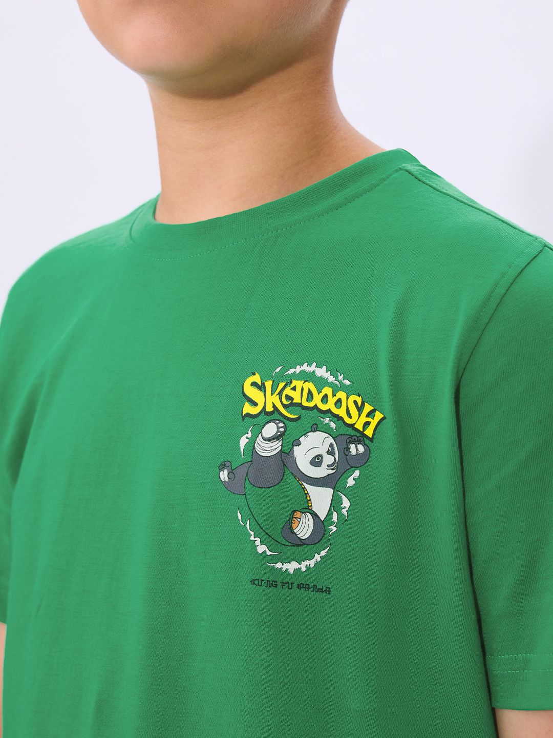 Buy Kung Fu Panda: Skadoosh Boys Cotton T-shirts