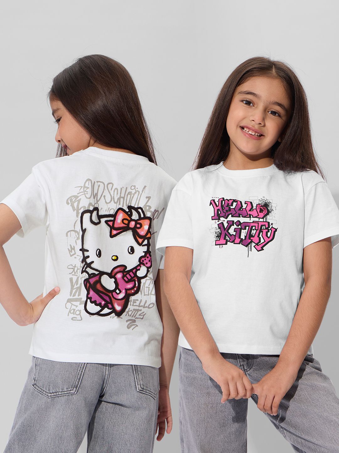 Buy Hello Kitty: Musical Girls Oversized T-shirts Online