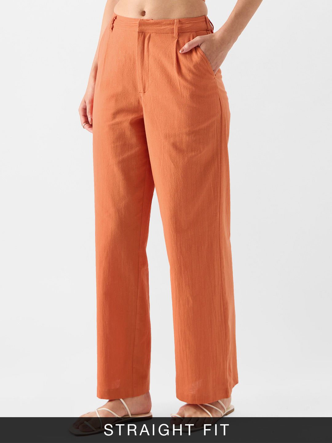Buy Solids: Rust Women Pants online at The Souled Store.