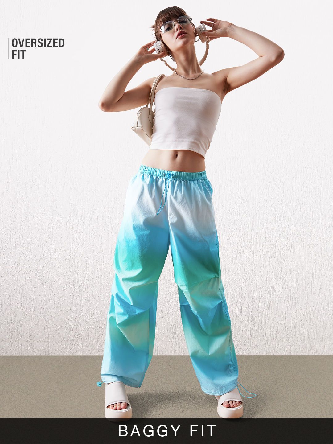 Buy Parachute Pants: Hawaiian Surf Women Joggers online at The Souled ...