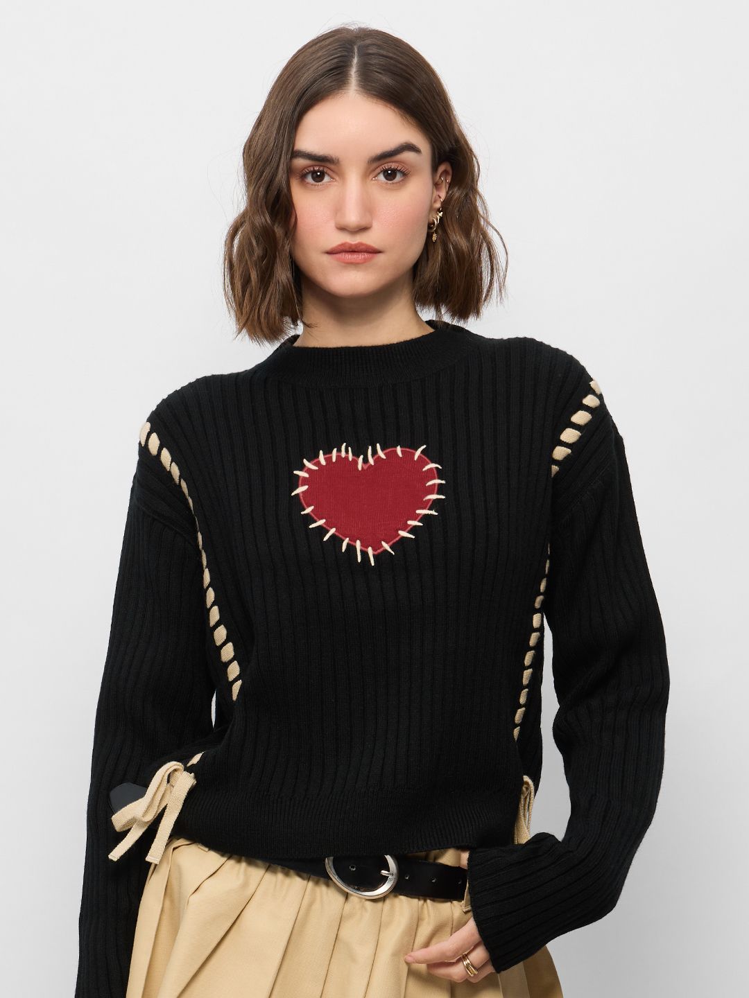 Buy Knitted Sweater: Heartbreaker Women Knitted Sweaters Online