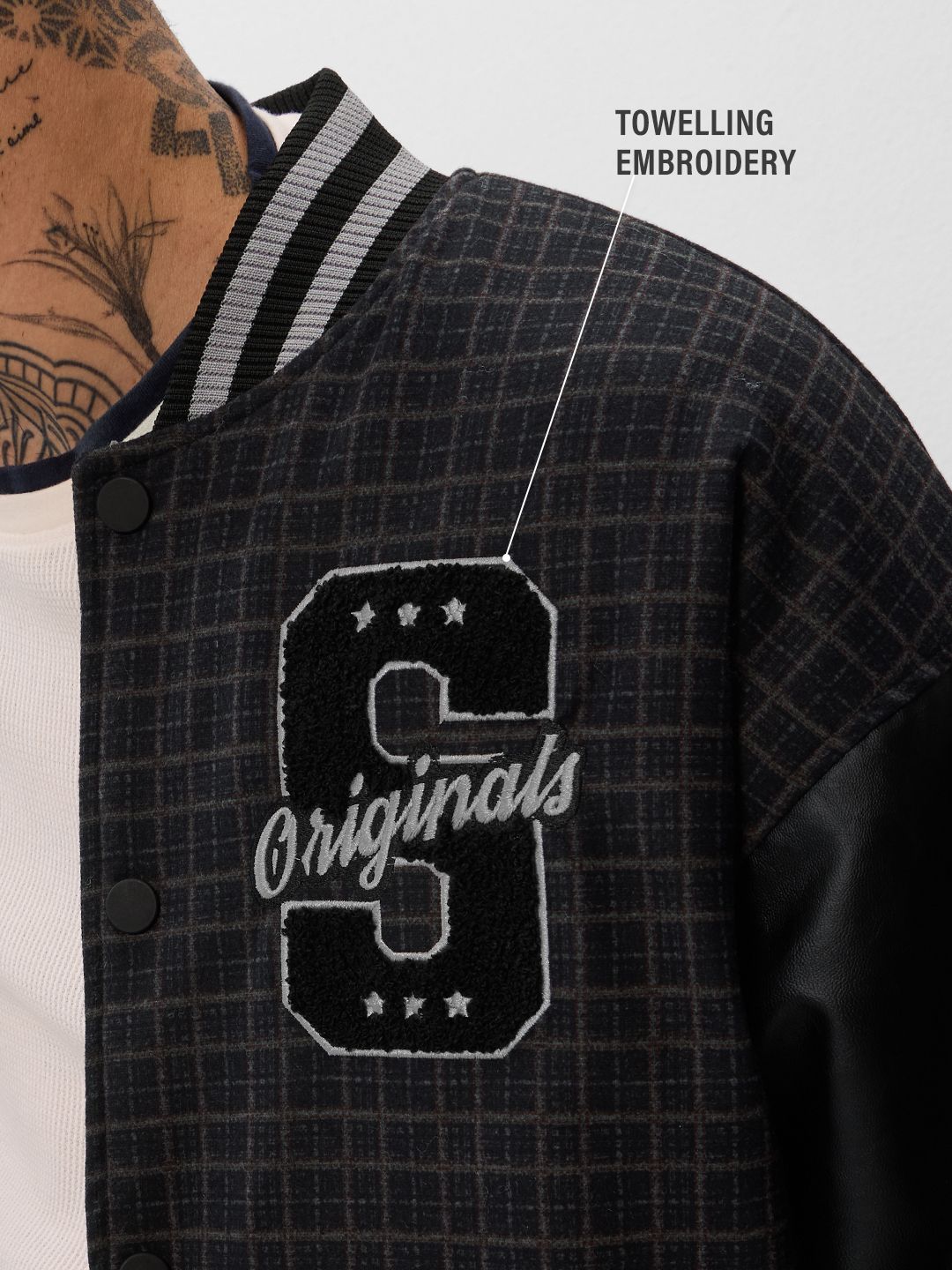 Buy Flannel Varsity: Urban Arcade Men Varsity Jackets Online