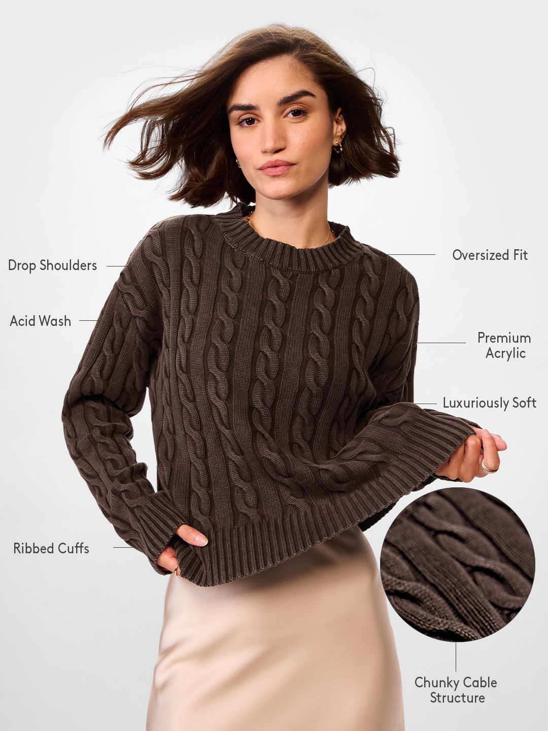 Womens Knit Sweater Online - Stylish & Cozy | The Souled Store
