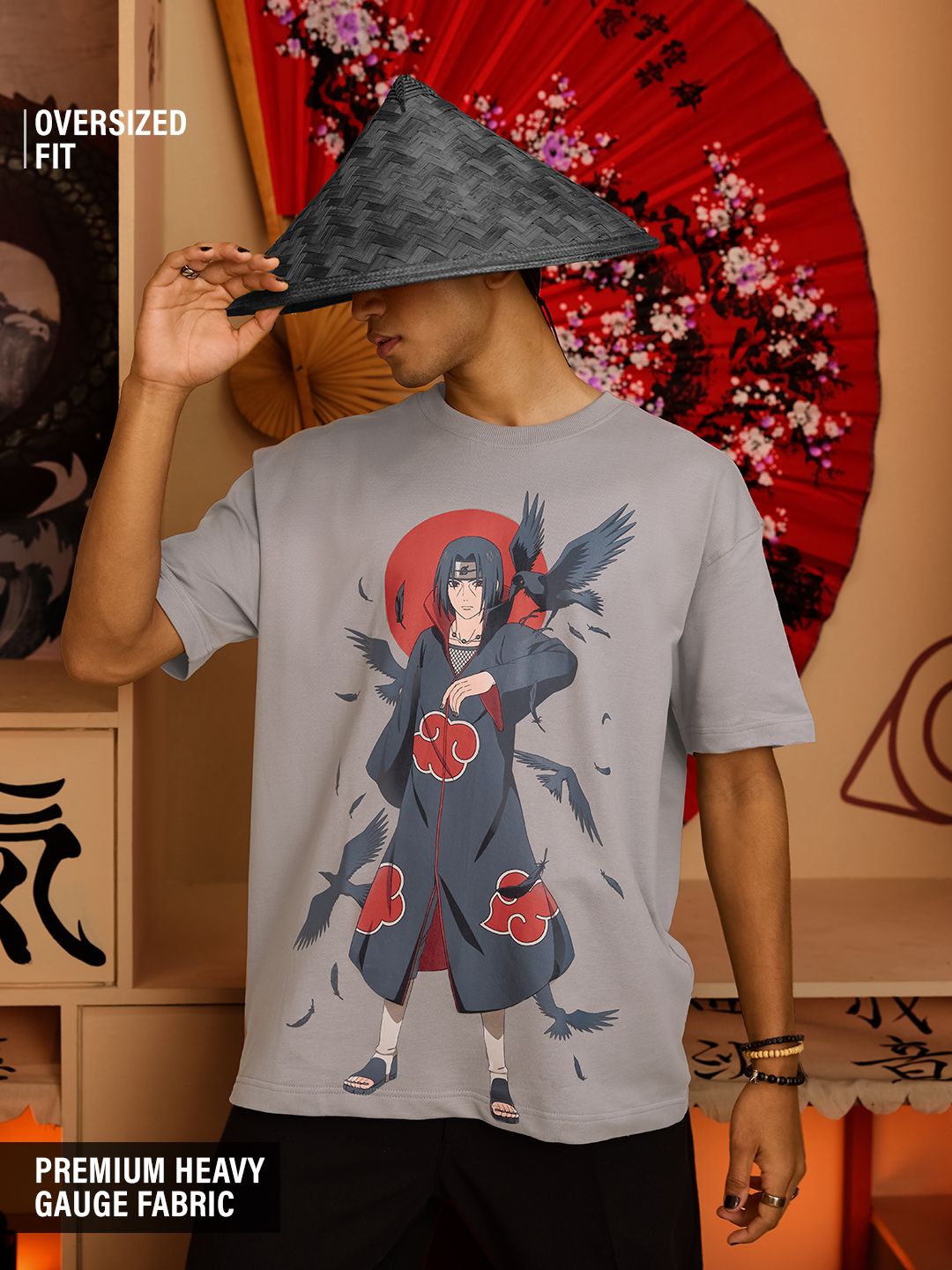 Buy Naruto Shippuden: Itachi Oversized T-Shirts Online