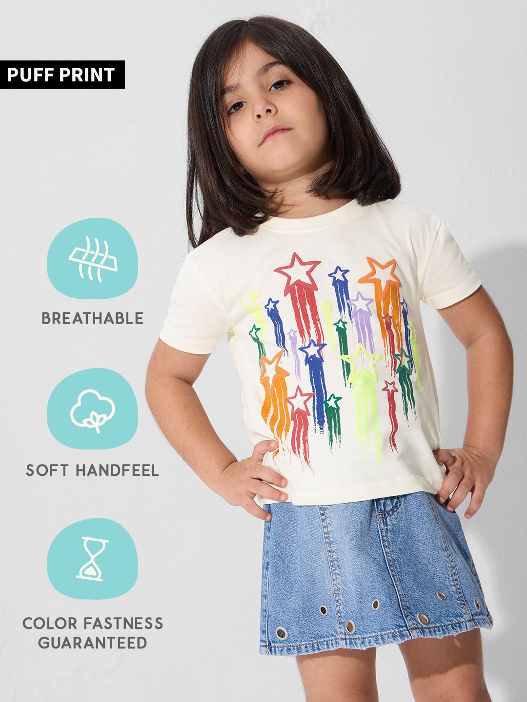 Buy TSS Originals: Cosmic Charm Girls T-shirts Online