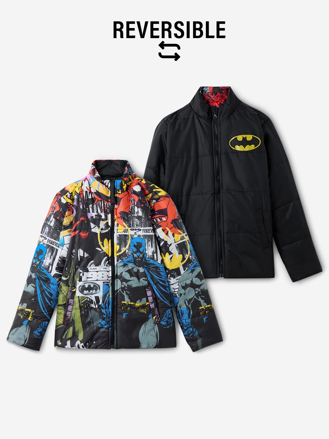 Buy Batman: Gotham City Boys Puffer Jackets