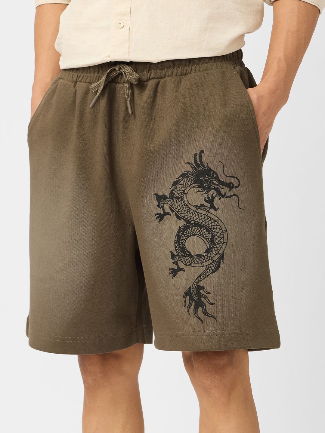 Buy TSS Originals: Dragon Men Bermuda Shorts Online