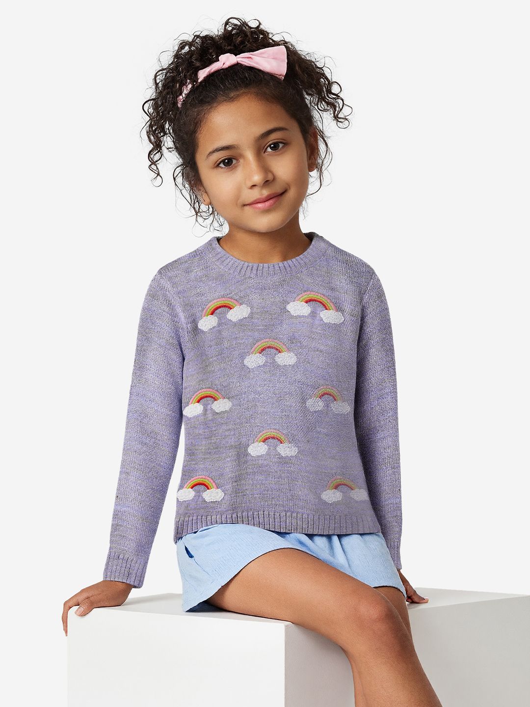 Buy TSS Originals: Cosmic Sky Girls Sweaters online at The Souled Store.