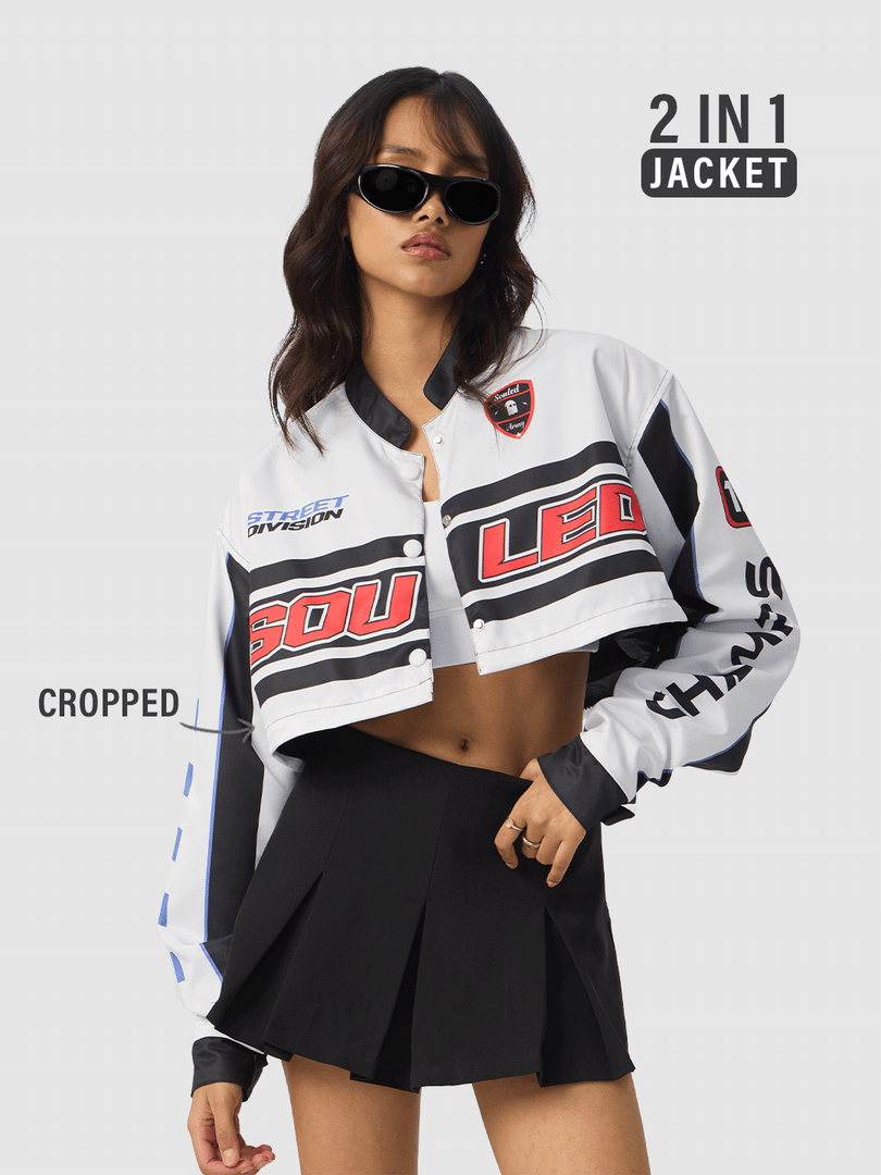 Buy TSS Originals: Souled Champs Women Racer Jacket Online
