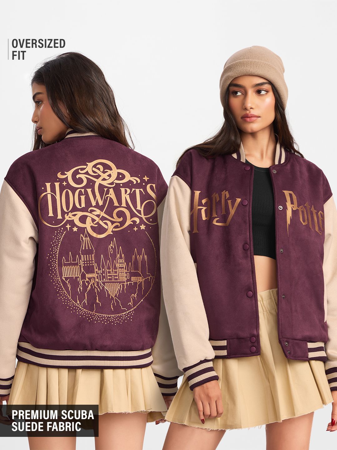 Buy Harry Potter: Hogwarts Women Varsity Jacket Online