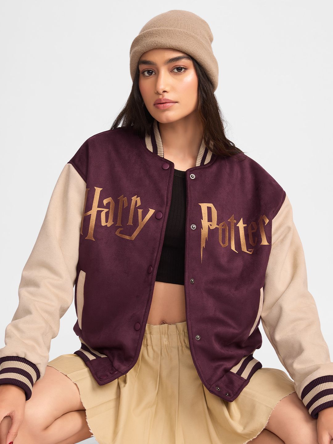 Buy Harry Potter: Hogwarts Women Varsity Jacket Online
