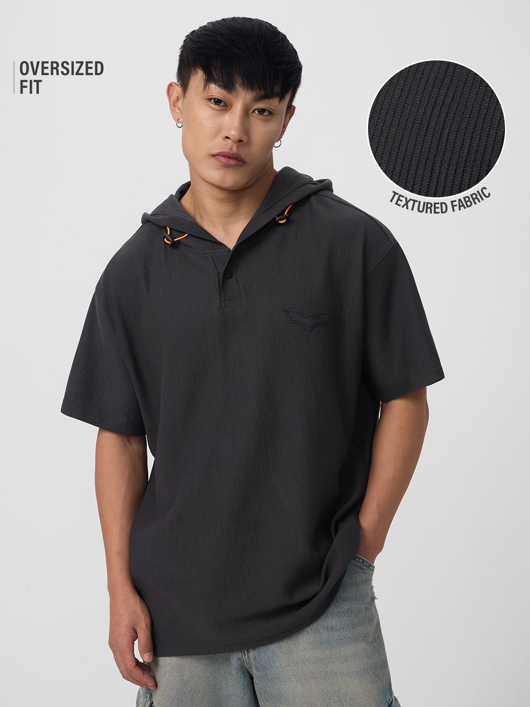 Buy Batman: Logo Men Hooded T-Shirts Online