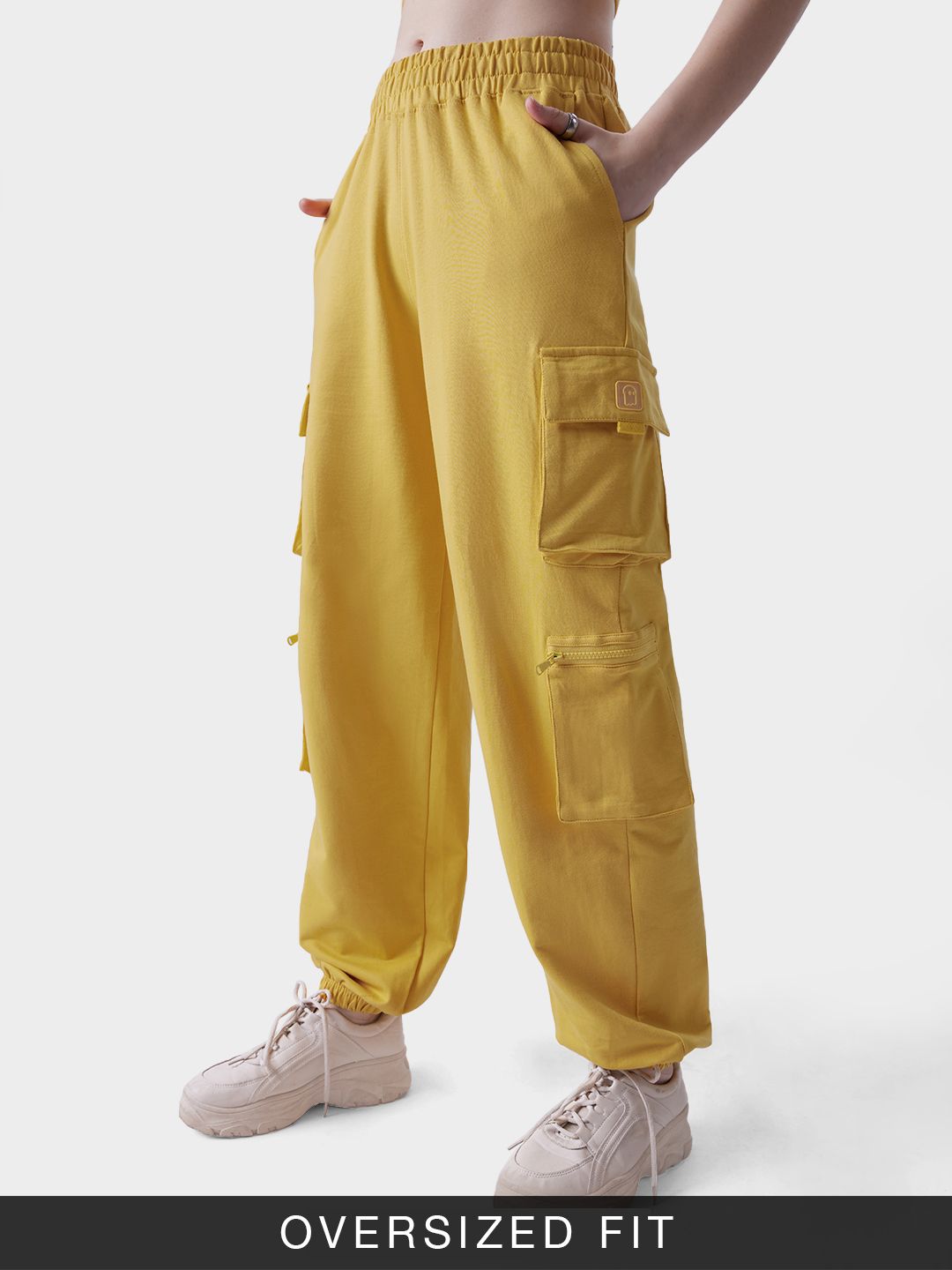 Buy Solids: Sunshine Yellow Women Joggers Online