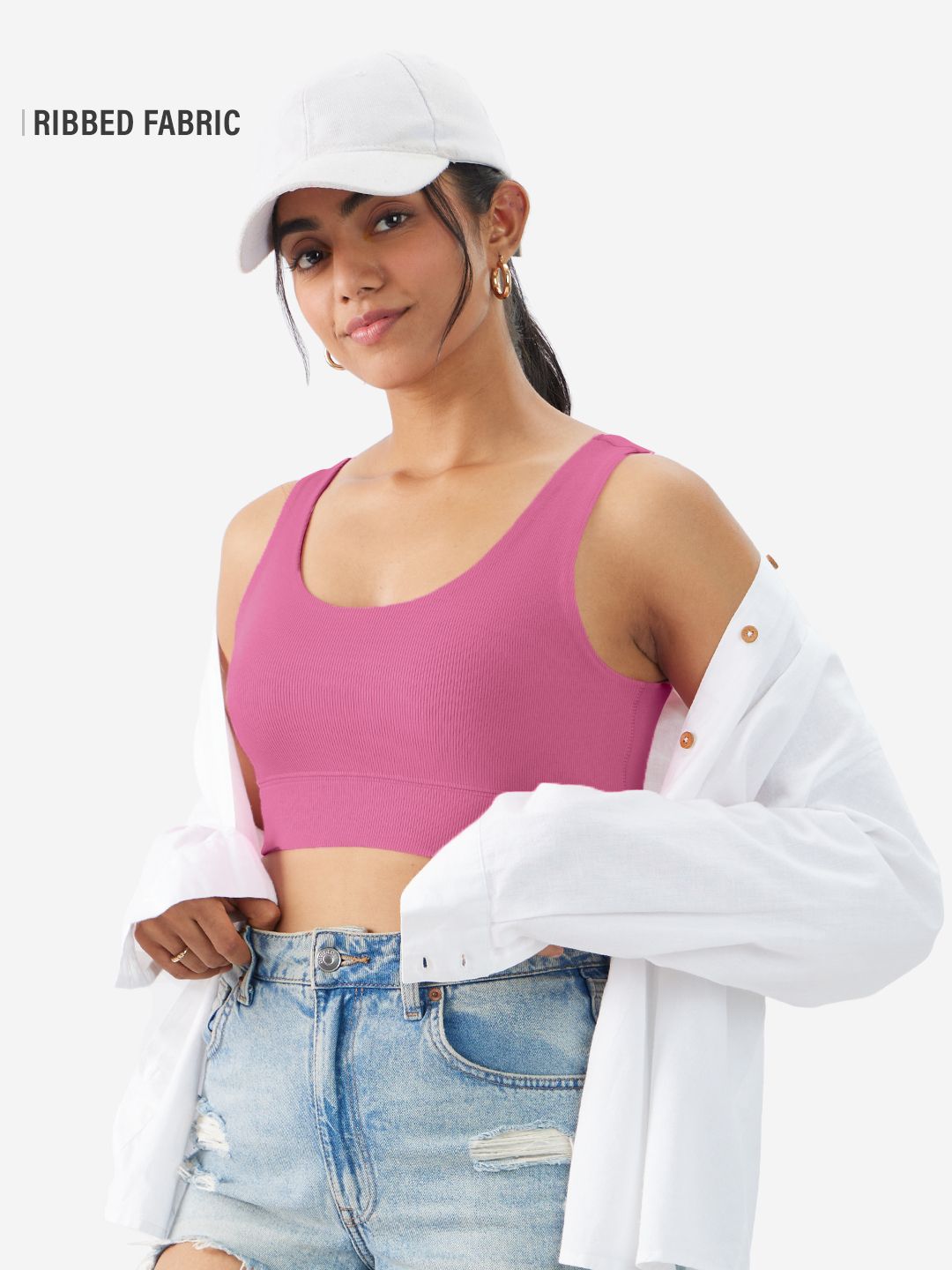 Buy Flamingo Pink Bralette Top Women Bralette online at The Souled Store.