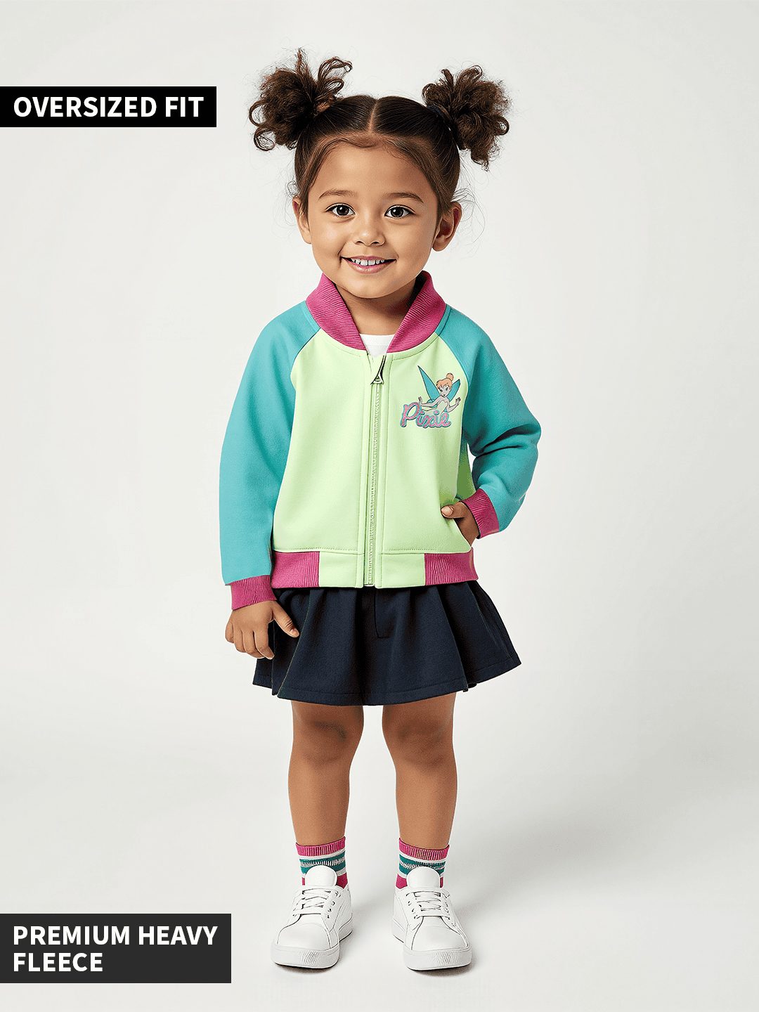 Buy Disney: Tinker Bell Girls Cotton Varsity Jackets online at The ...