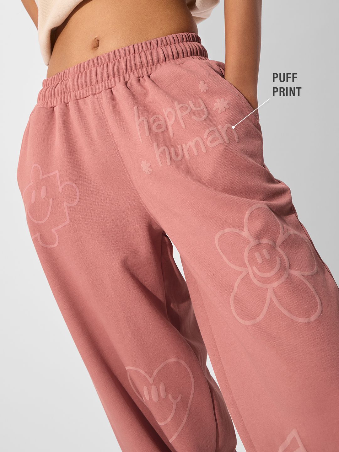 Buy TSS Originals: Happy Human Women Overszied Jogger Online