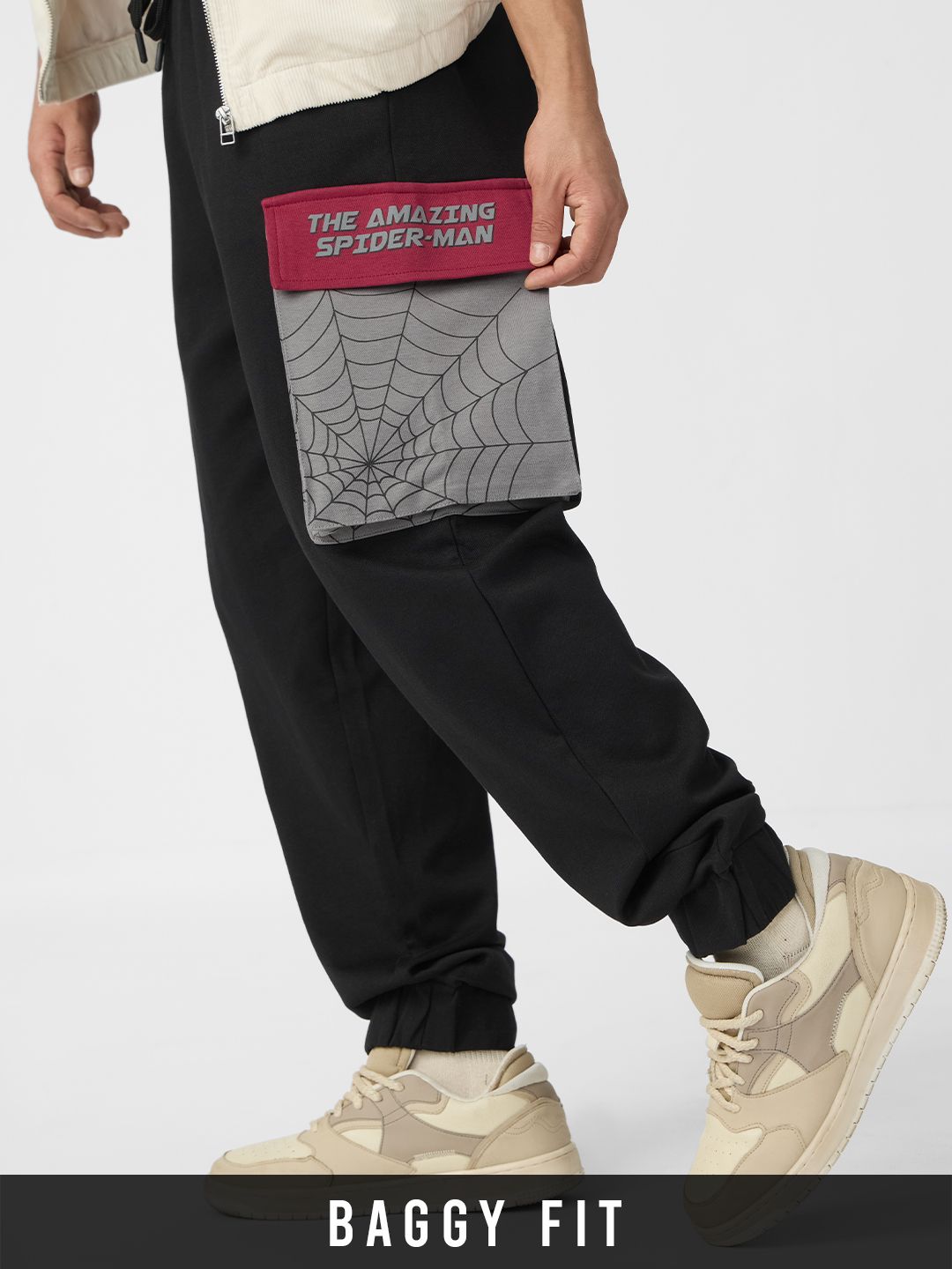 Buy Spider-Man: Techno Men Cargo Joggers Online