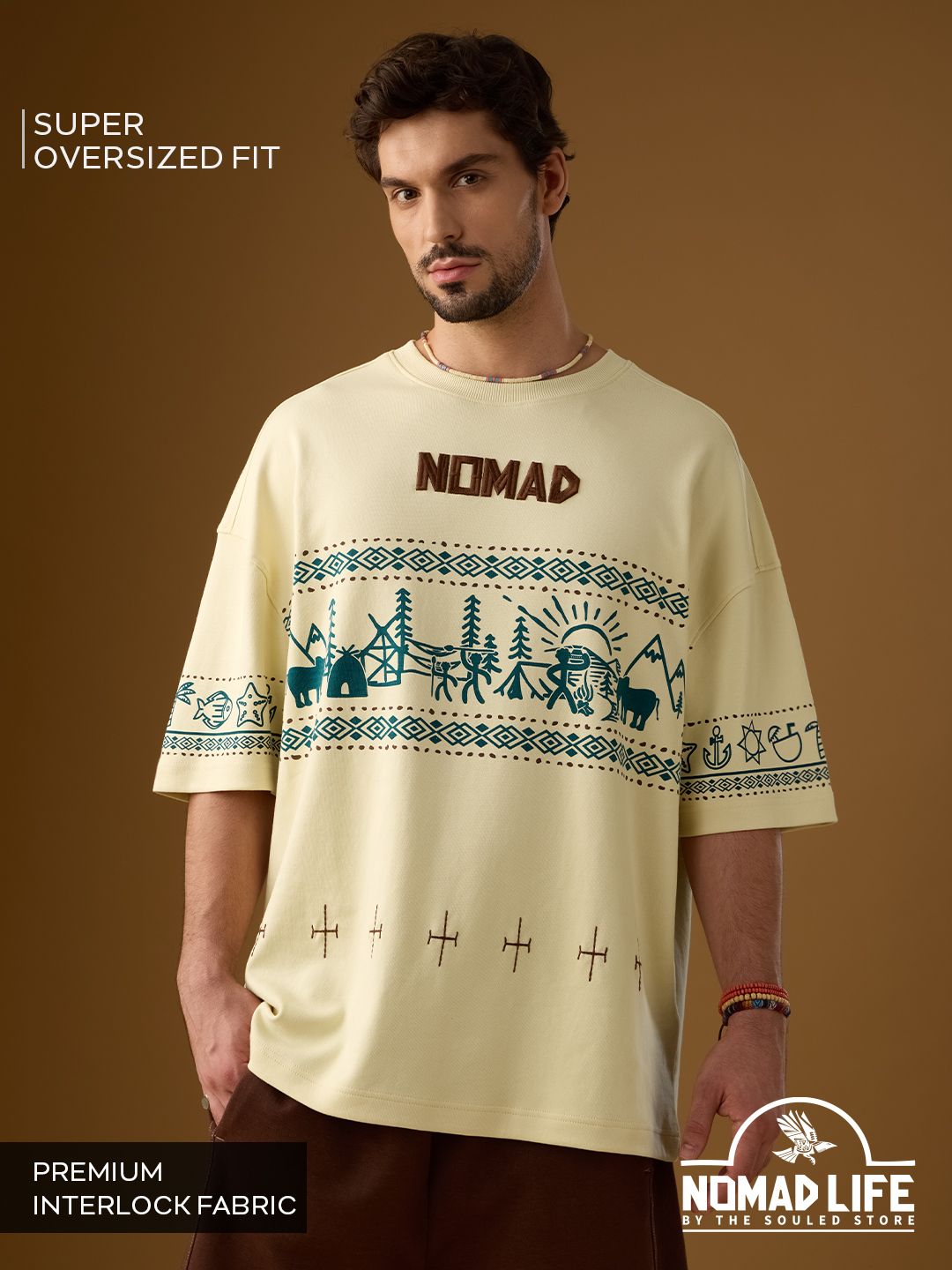 Buy Nomad: Life Oversized T-Shirts Online