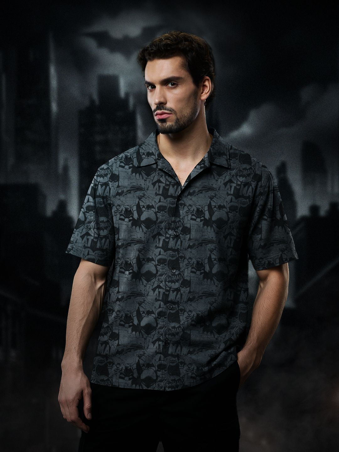 Buy Batman: Dark Knight Men Holiday Shirts Online at The Souled Store.