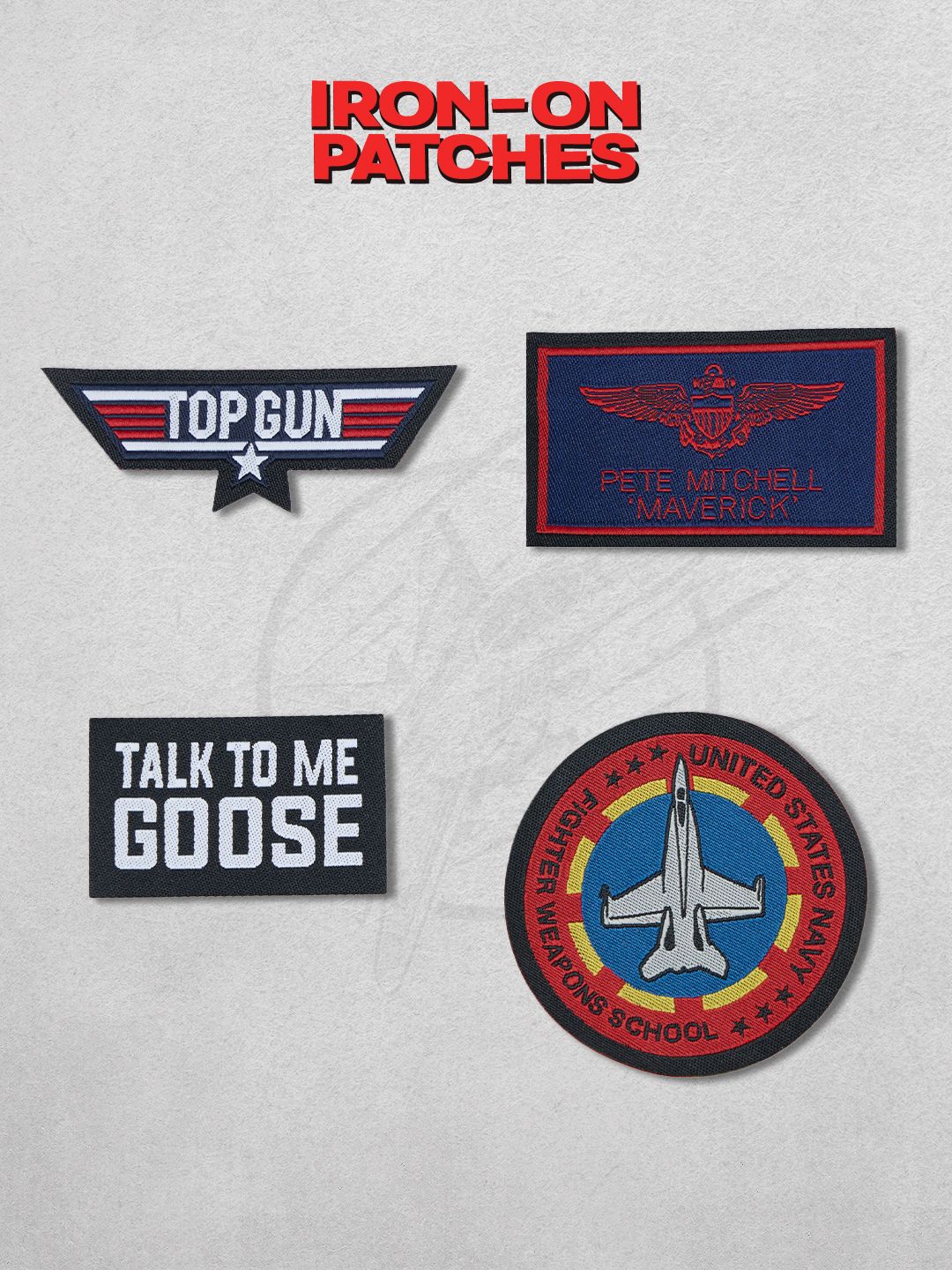Buy Top Gun: Aviator Iron On Patches Online