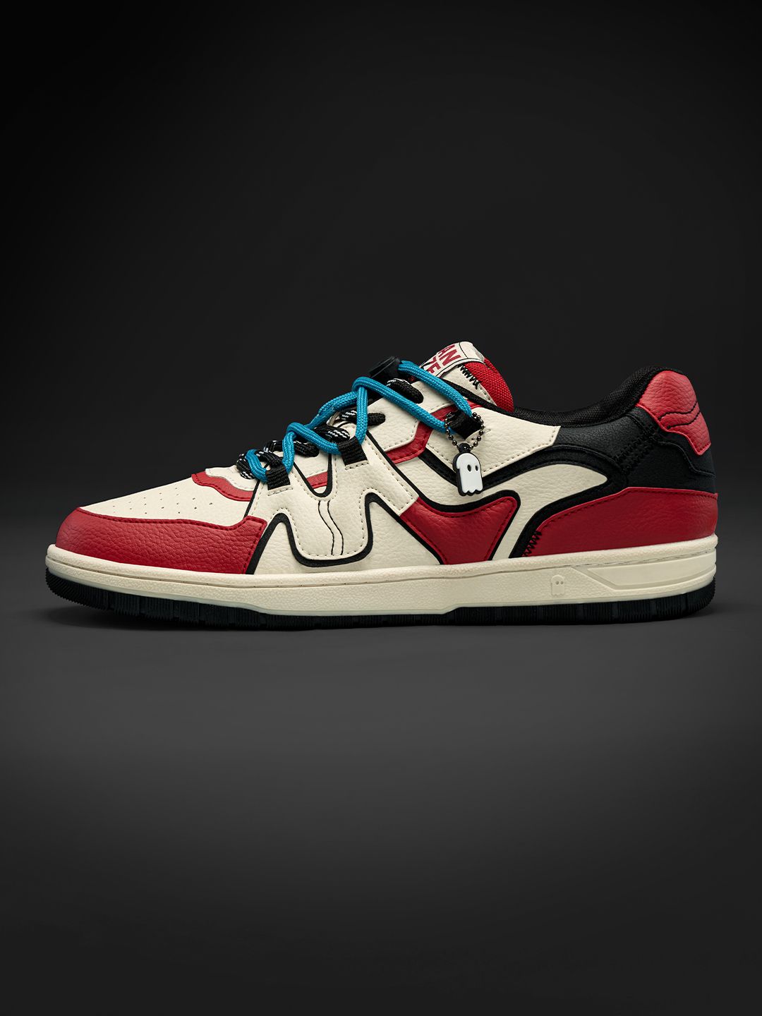 Buy UBZ Reverb: Neon Black Men Low Top Sneakers Online