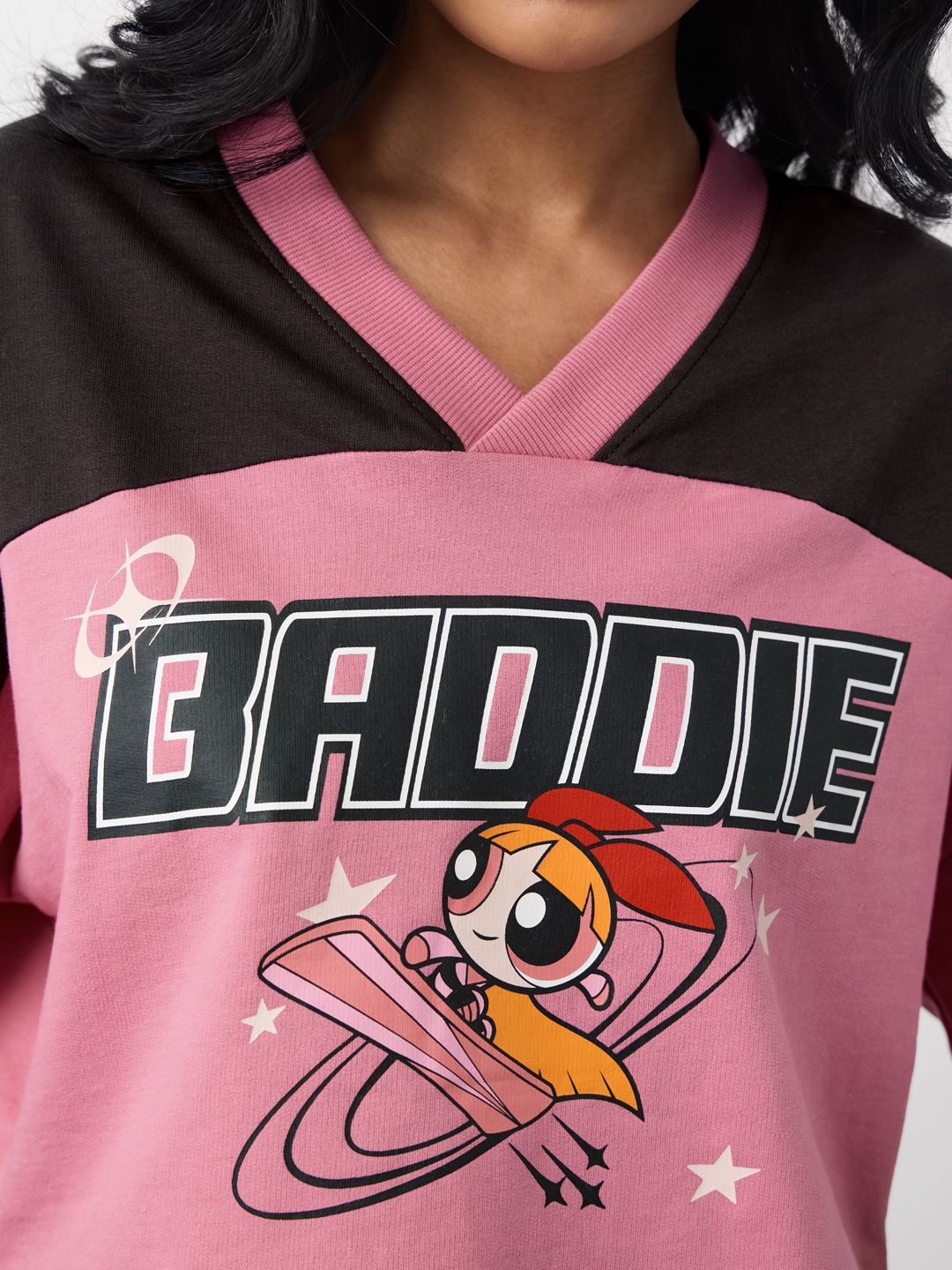 Buy Powerpuff Girls: Baddie Women Oversized T-shirts Online