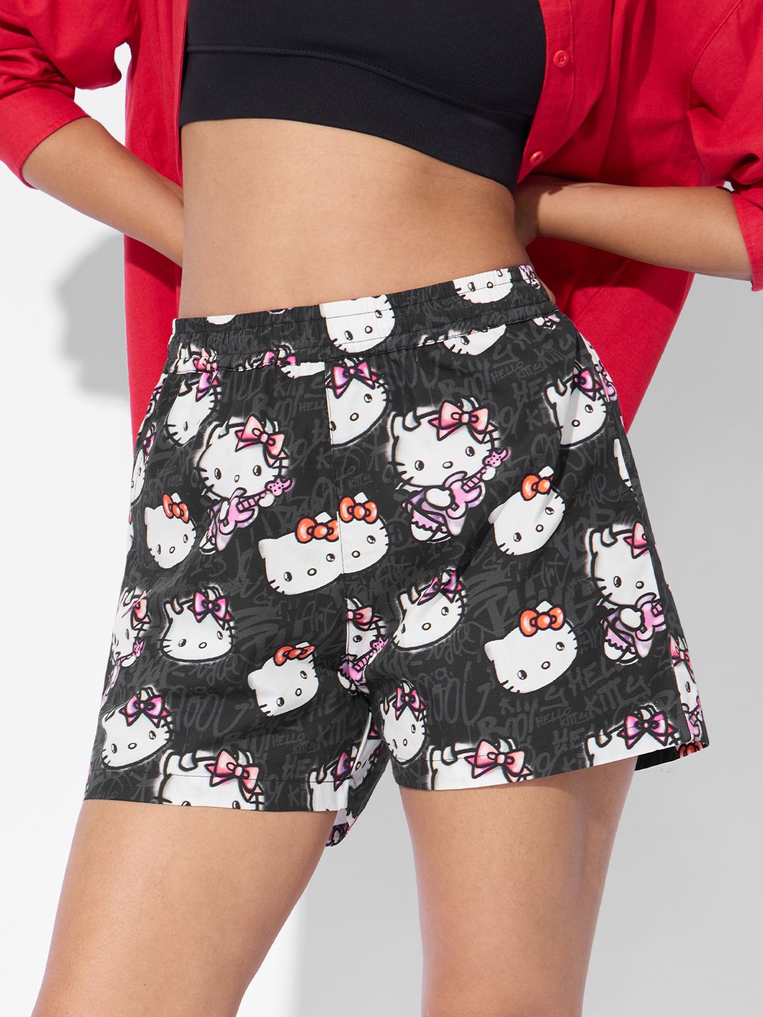 Buy Hello Kitty: Meow Women Boxer Shorts Online