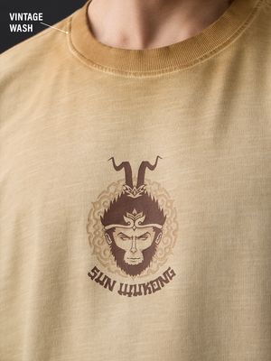 brown monkey shirt