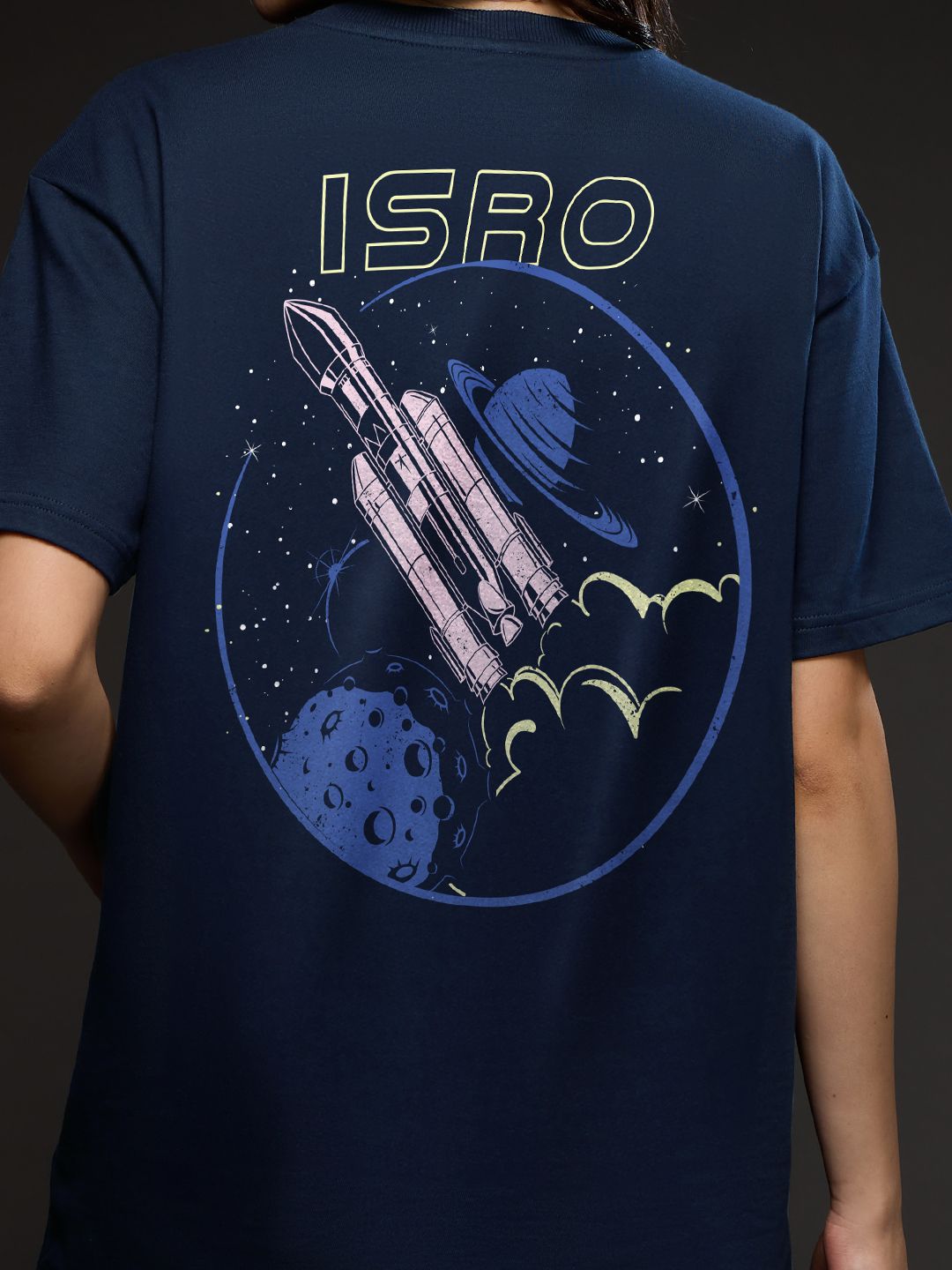 Buy ISRO: India Pride Women boyfriend tshirt online at The Souled Store.