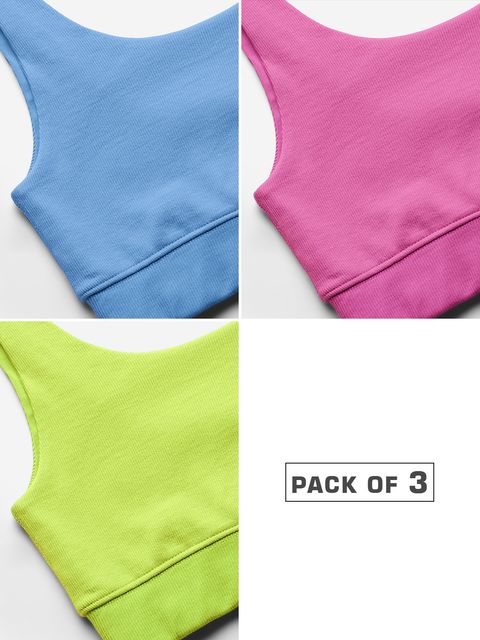 Bralettes: Tropicana (Pack of 3) Women Bralette price