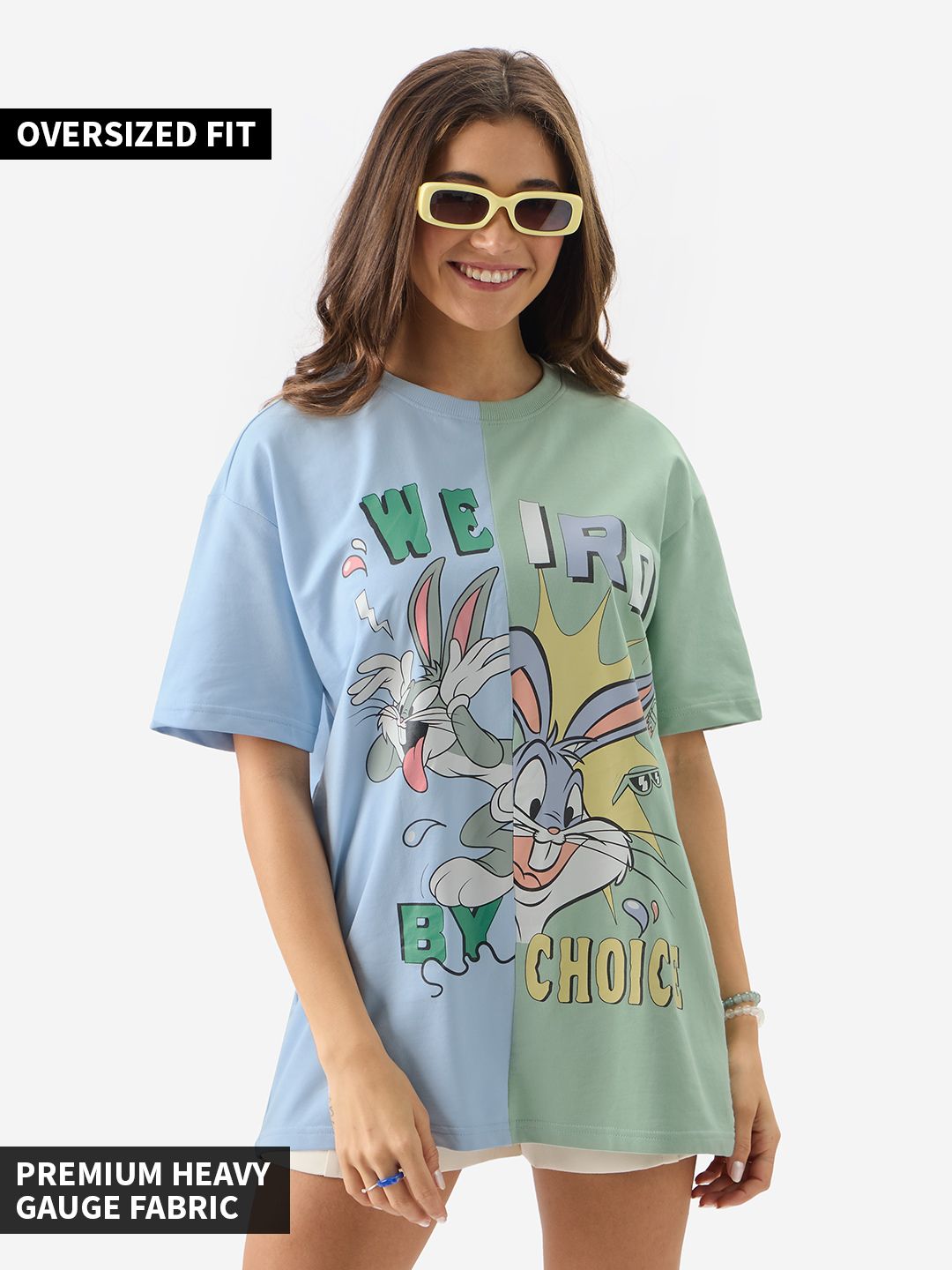 Buy Bugs Bunny: Weird and Proud Oversized T-Shirts Online