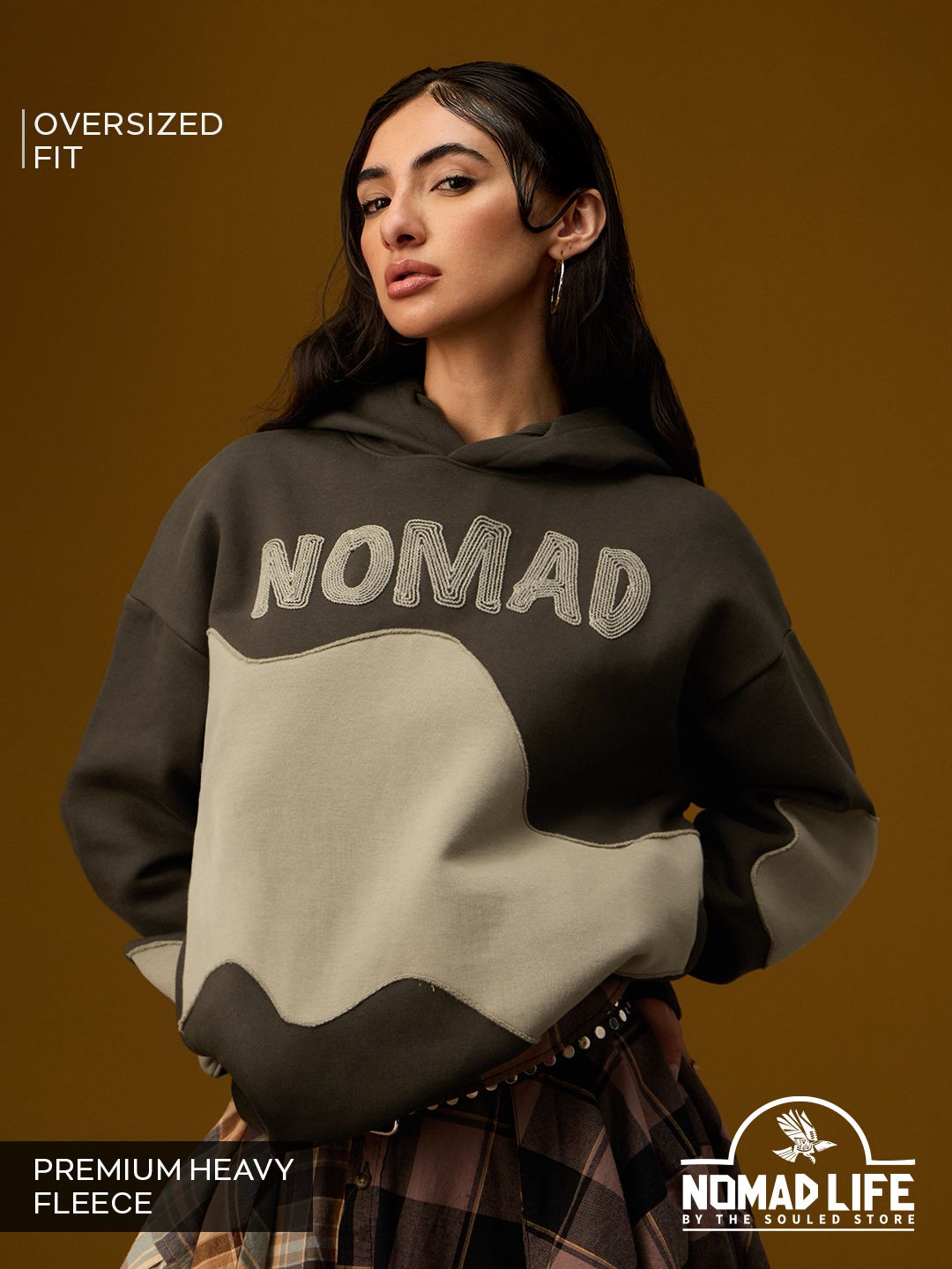 Buy Nomad: Desert Women Oversized Hoodies Online