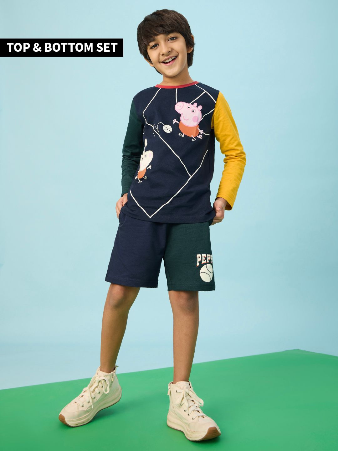 Peppa Pig: Squad Set Boys Cotton Co-ord Sets