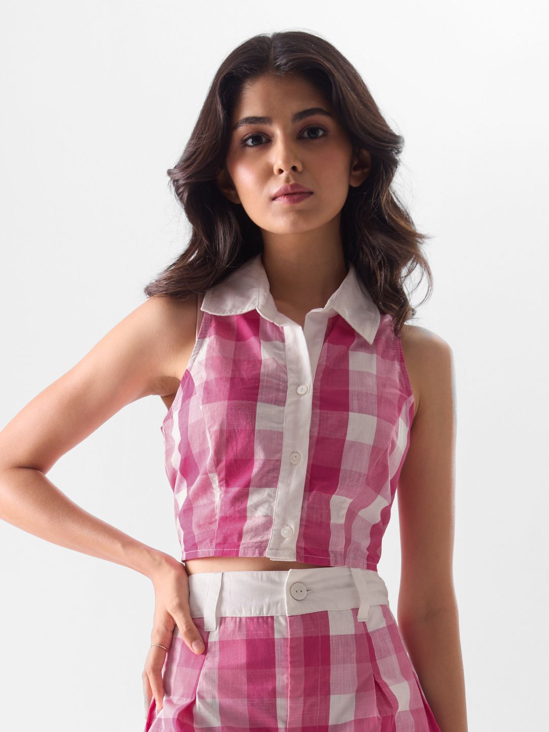 TSS Originals: Pink Pixel Set Women Co-ord Sets online