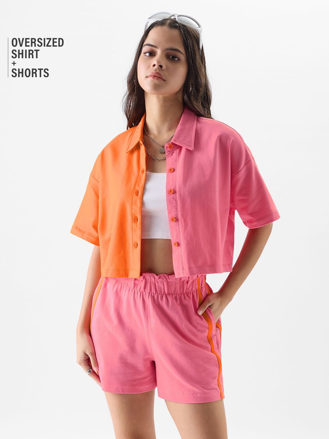 Buy Solids: Orange & Pink Set Online