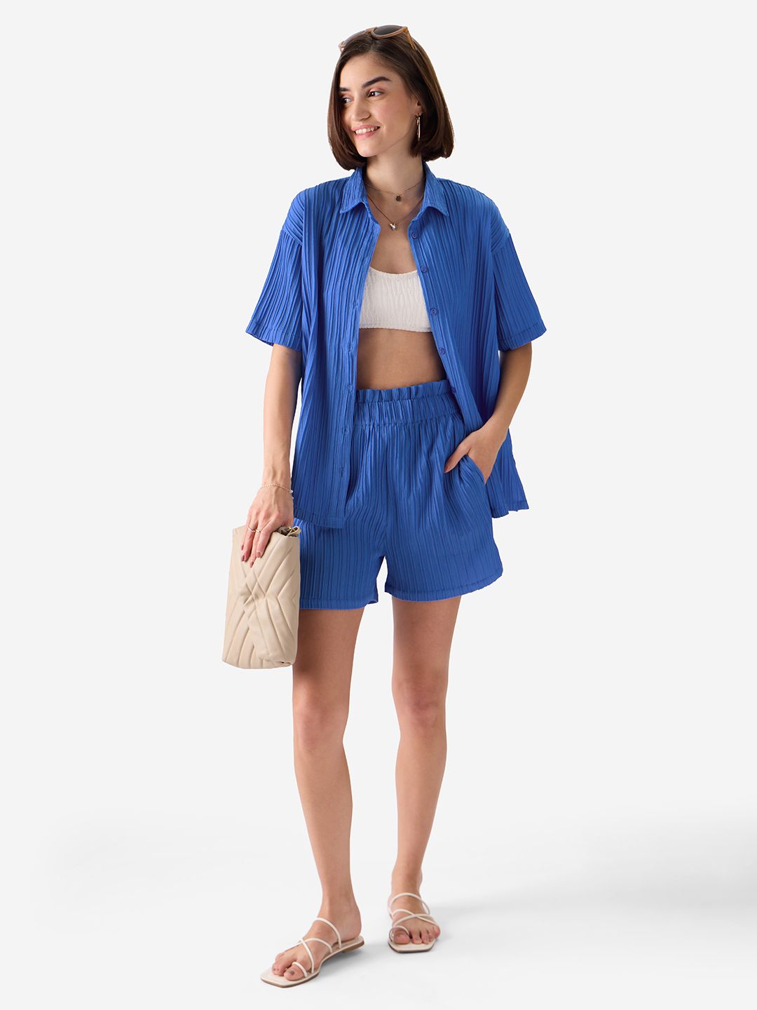 Buy Solids: Blue JasperSet Women Co-ord Sets