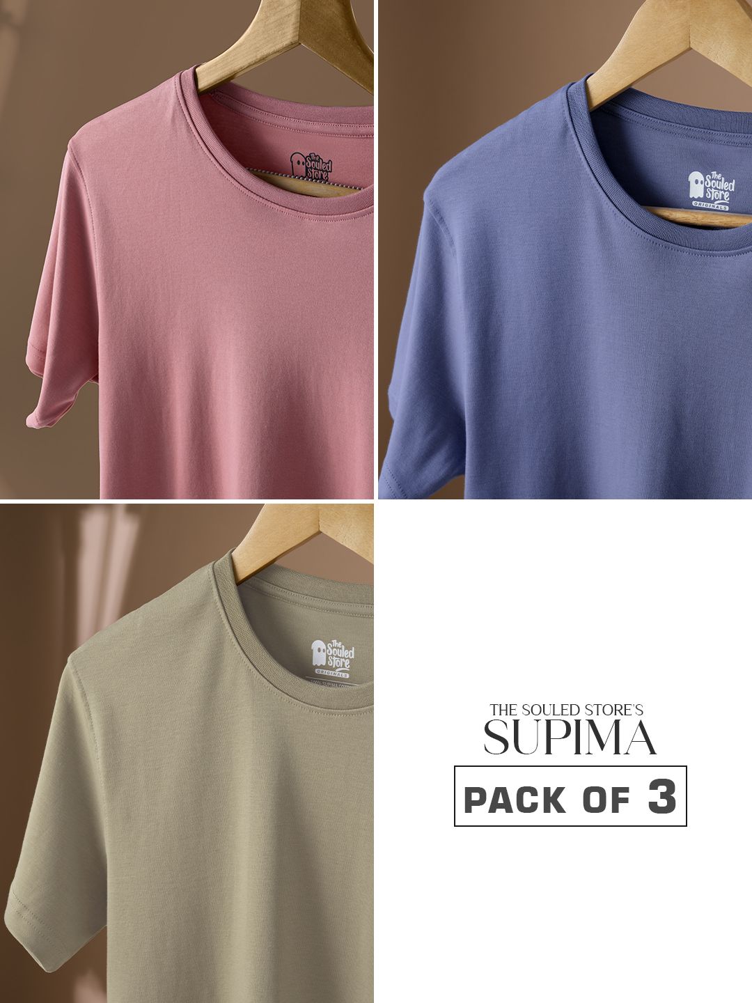 Buy Supima: Earthen Ensemble (Pack of 3)