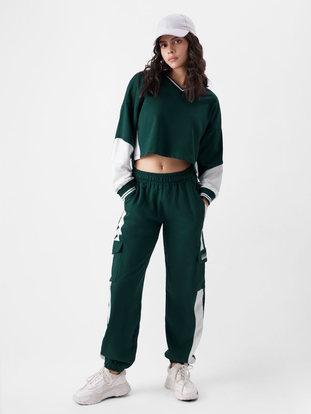 TSS Originals: Varsity Green Set Women Co-ord Sets online