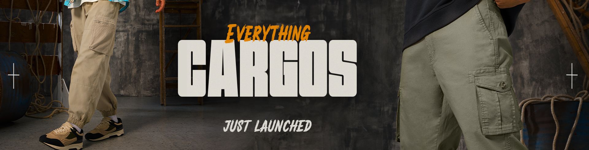 Cargos for Men - Buy Cargos for Men Online | The Souled Store
