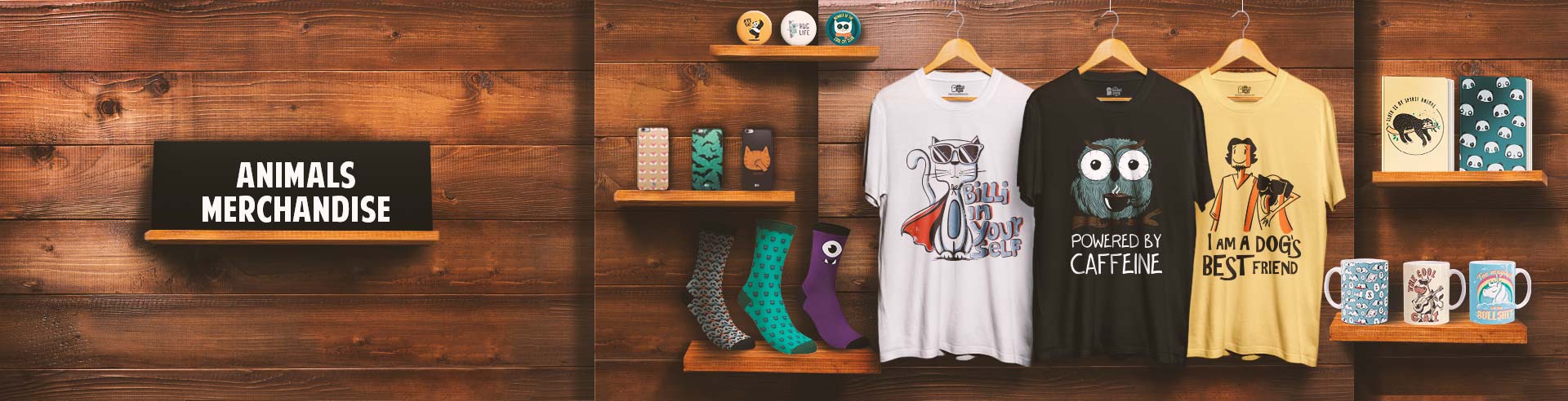 Buy Animal printed T-shirts and other Merchandise online exclusively at ...