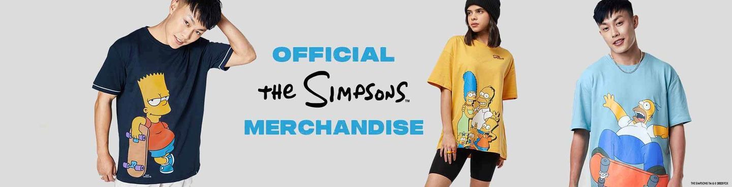 Buy Official The Simpsons Merchandise online exclusively at The Souled ...